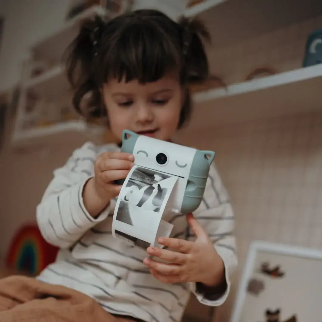 Câmera Kidyprint para Crianças - Verde com Impressão – Mini-Me - Baby ...