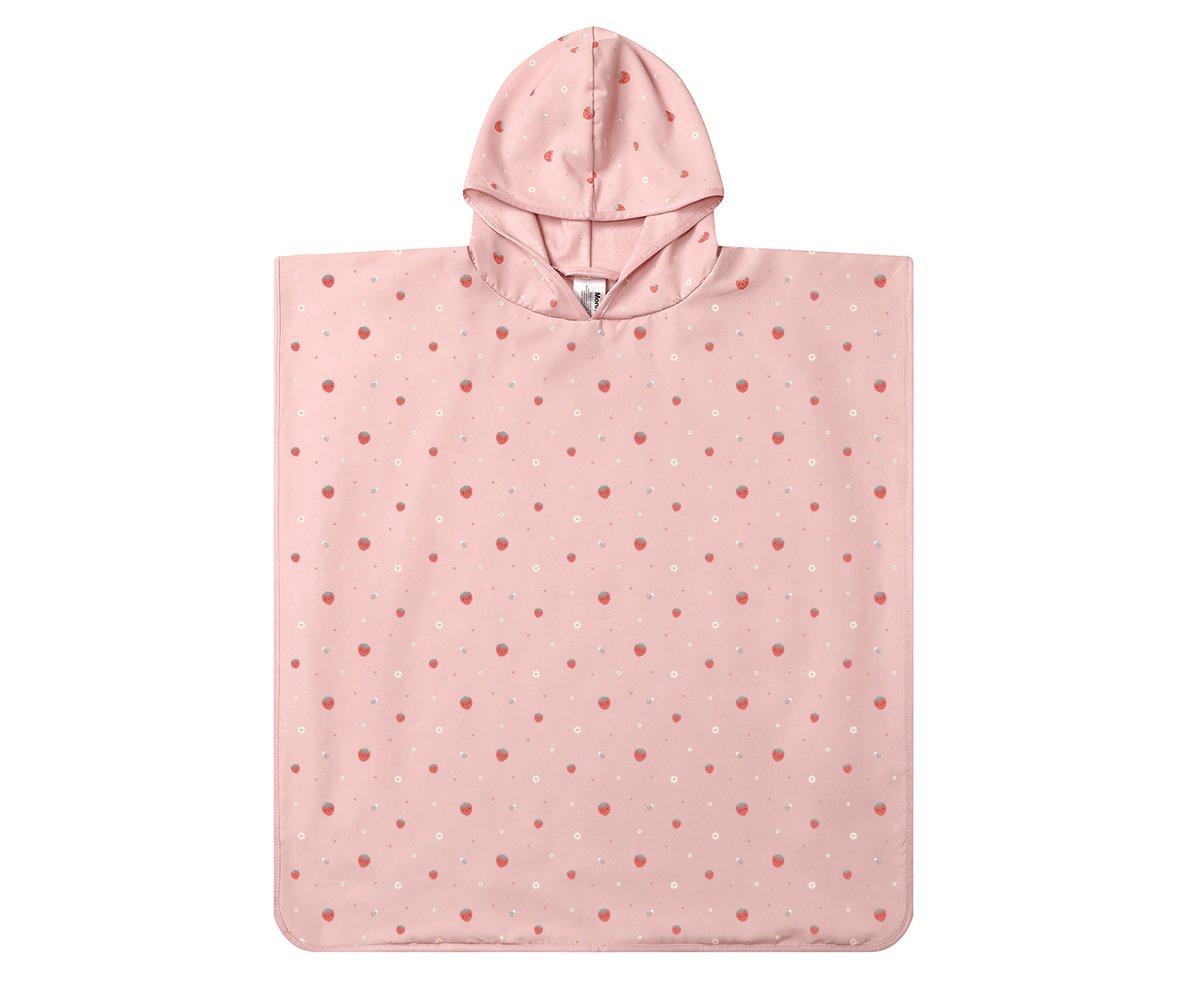 Poncho de Praia Monnëka Strawberries – Toque Macio e Secagem Rápida